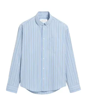 AMI Paris Striped Shirt - Blue