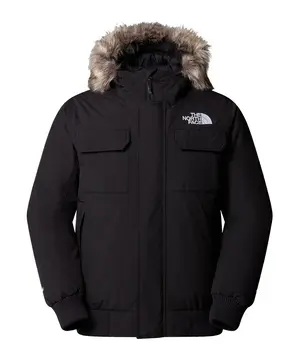 The North Face Fur-trim Hooded Warm Jacket - Black