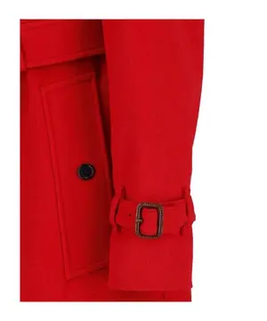Burberry Double Breasted Belted Trench Coat