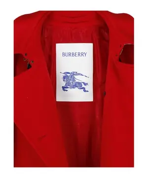 Burberry Double Breasted Belted Trench Coat