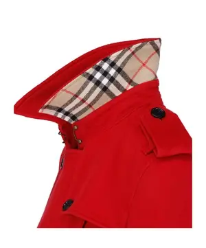 Burberry Double Breasted Belted Trench Coat