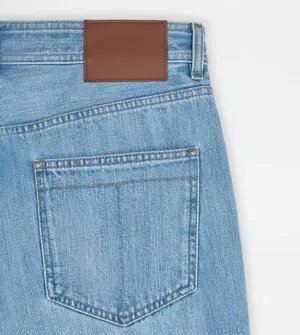 TOD'S Jeans 5 Poches En Coton