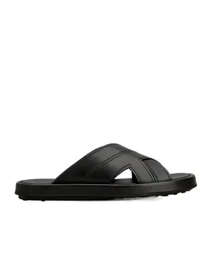 TOD'S Sandals In Leather - Black