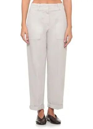 Peserico Straight-leg Cuffed Pants