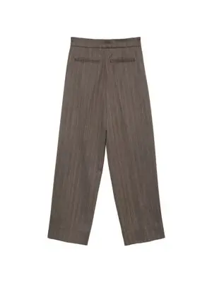 Soeur Pinstripe Straight Leg Trousers