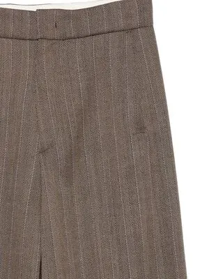 Soeur Pinstripe Straight Leg Trousers