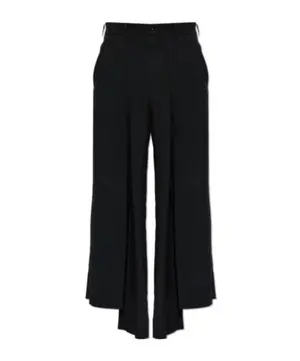 Comme Des Garçons Casual Trousers With Belt Loops - Black