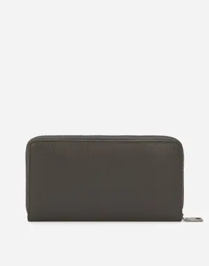 Dolce & Gabbana Dg Logo Zip-around Leather Wallet