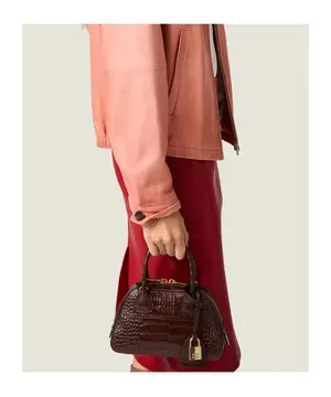 Miu Miu Nappa Leather Skirt