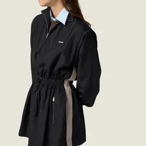 Miu Miu Technical Silk Dress