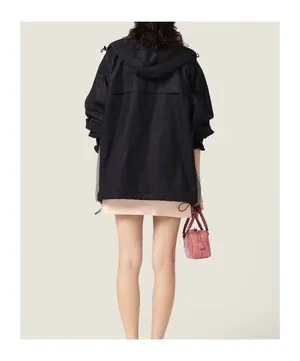 Miu Miu Waxed Canvas Jacket
