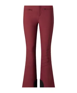 Perfect Moment Aurora Embroidered Stretch-shell Flared Ski Pants - Red