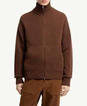 Moncler Wool Cashmere Blend Cardigan
