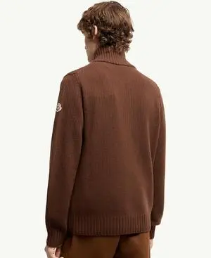 Moncler Wool Cashmere Blend Cardigan