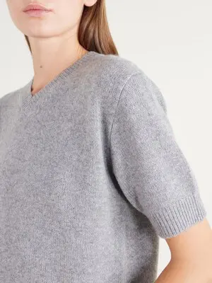 Theory Cropped Cashmere Sweater