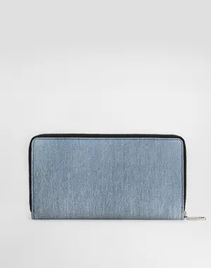Dolce & Gabbana Denim Nubuck Wallet
