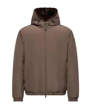 Moncler Zambood Hooded Coat - Brown