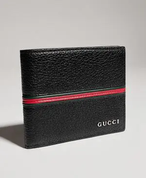 Gucci Bi-fold Wallet With Web