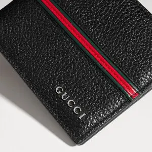 Gucci Bi-fold Wallet With Web