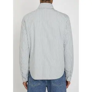 Moncler Lapel Workwear Down Long-sleeve Shirt