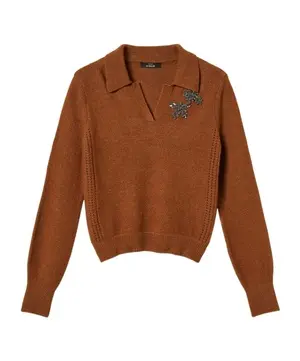 TWINSET Logo Knitwear - Brown