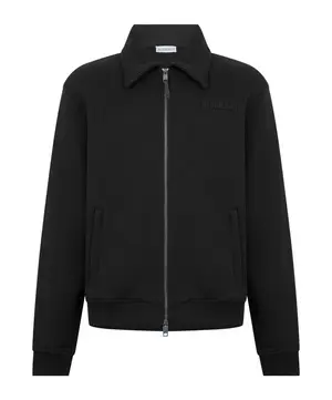 Burberry Lapel Full-zip Casual Jacket - Black