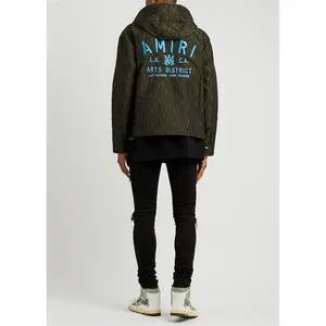 Amiri Jacquard Hooded Windbreaker