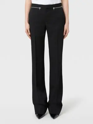 Stella McCartney Zip-detailed Straight-leg Trousers