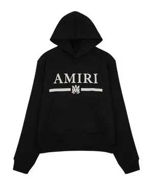 Amiri Loose Hooded Sweatshirt - Black