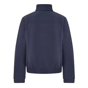 Moncler Stand-collar Half-button Long-sleeve Top