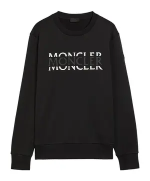 Moncler Crew-neck Sweatshirt - Black