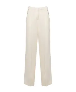 Peserico Wide-leg Pants - White