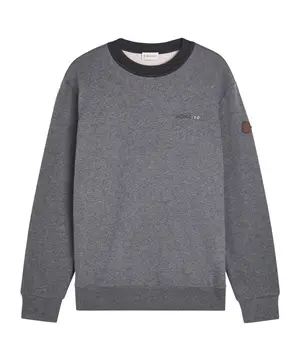 Moncler Cotton Sweatshirt - Gray