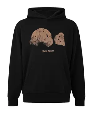 Palm Angels Kill Bear Pull Over Hoodie - Black