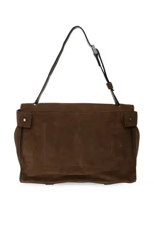 ALLSAINTS Ursa Flap Shoulder Bag - Brown