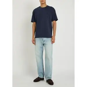 Saint Laurent Cotton-blend T-shirt - Black