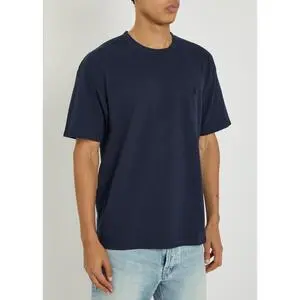 Saint Laurent Cotton-blend T-shirt - Black