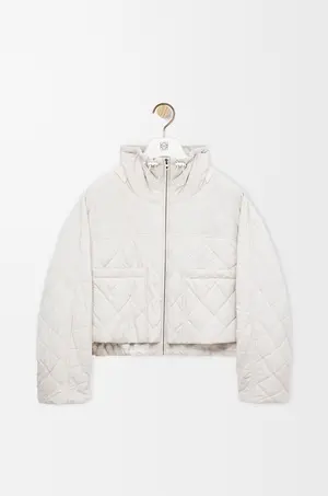 Loewe Quilted Jacket - Ecru