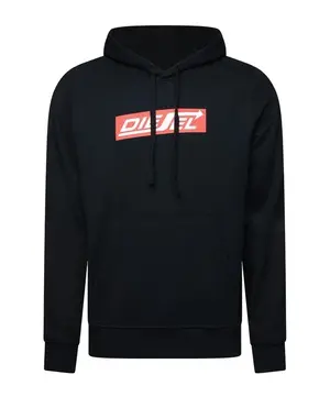 DIESEL® S-ginn-hood 2 Hoodie - Black