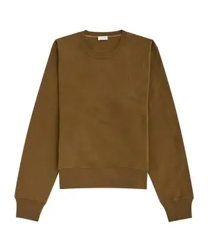 Saint Laurent Crew-neck Sweatshirt - Brown
