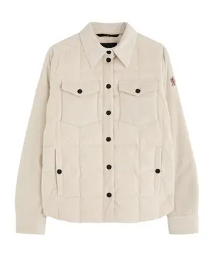 Moncler Quilted Shirt-jacket - Nude