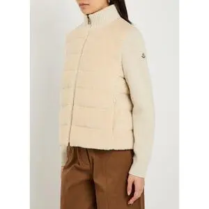 Moncler Teddy-fleece Hybrid Puffer