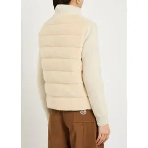 Moncler Teddy-fleece Hybrid Puffer