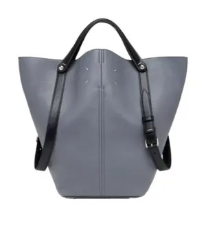 MAISON MARGIELA Dress-age Pebbled Leather Tote Bag