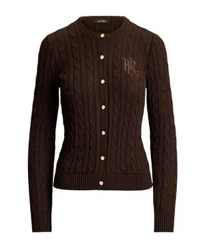 Ralph Lauren Cable-knit Cardigan - Black