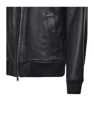 DONDUP Ribbed Hem Zip-up Jacket