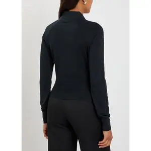 Givenchy Silk-blend Polo Top