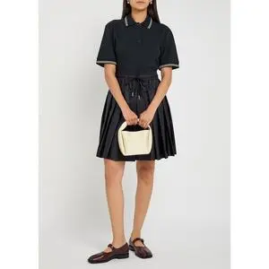 Moncler Polo-neck Hybrid Dress