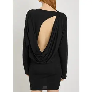 Jacquemus La Robe Mistral Cowl-neck Mini Dress
