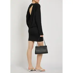 Jacquemus La Robe Mistral Cowl-neck Mini Dress